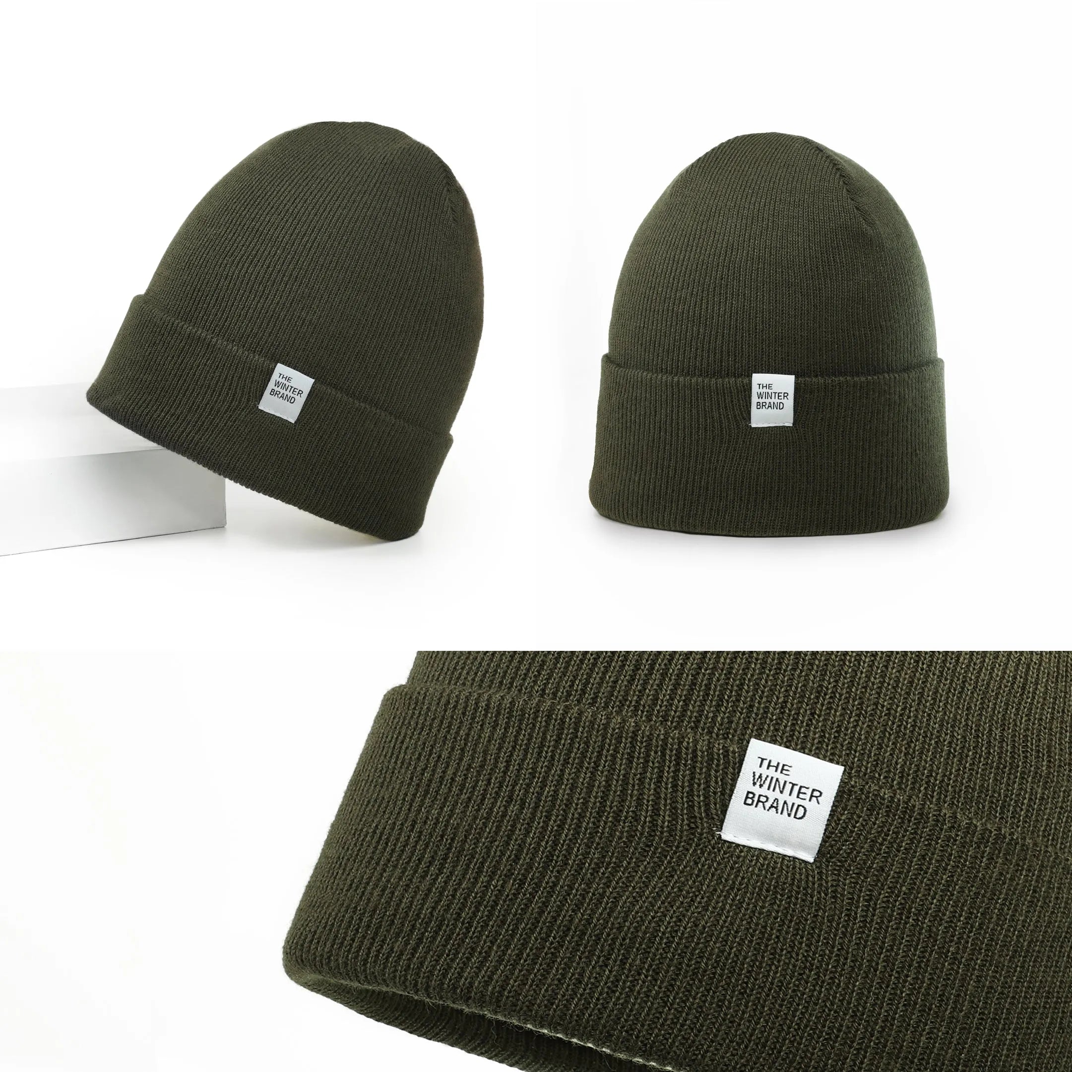 Frost Neutral Olive Beanie – The Winter Brand