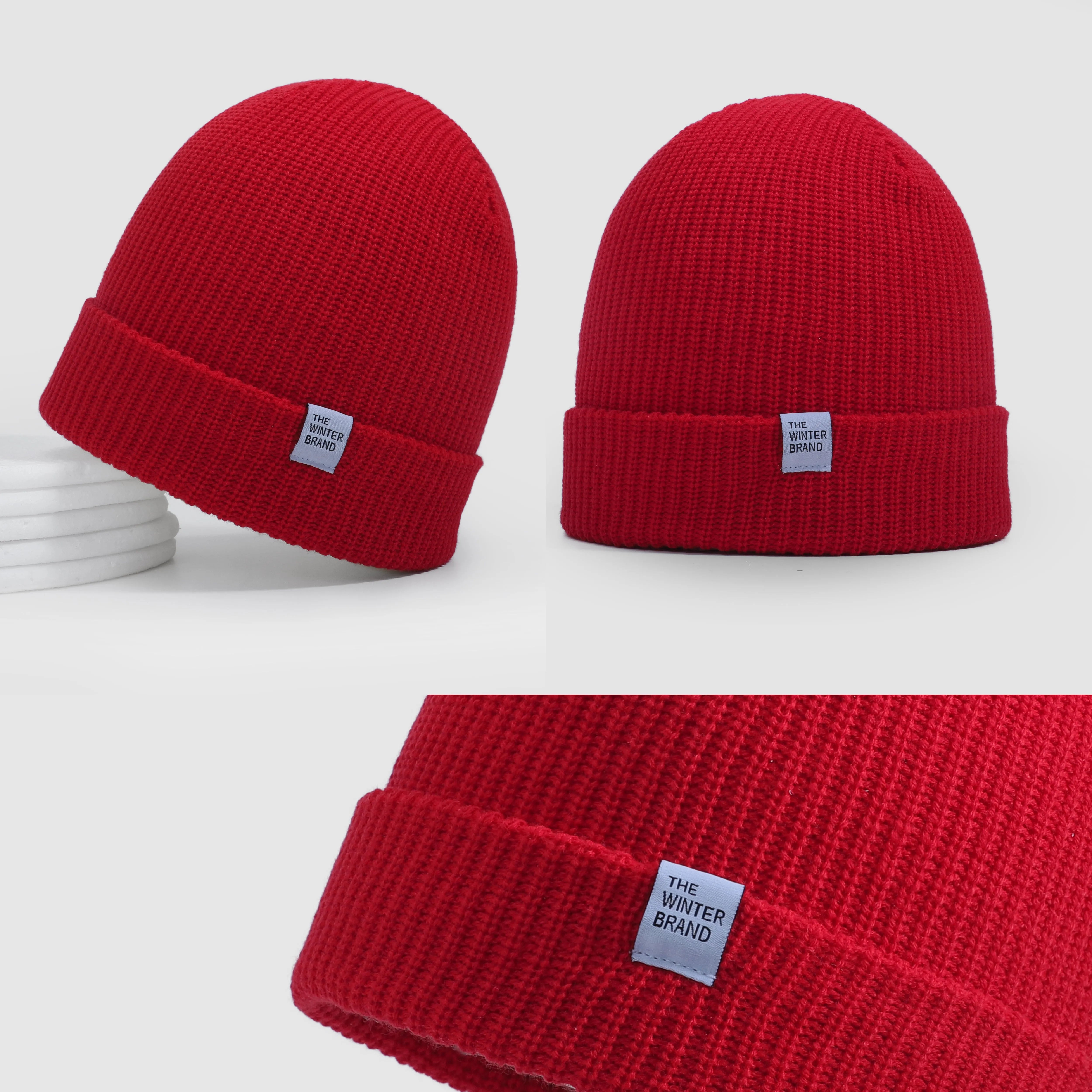 Alpine Red Beanie – The Winter Brand